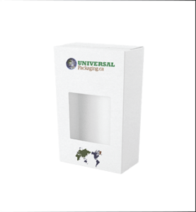 Custom Window Packaging Boxes With Logo