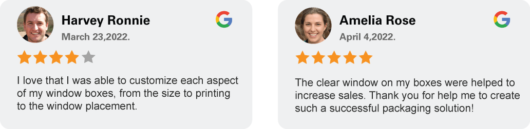 Custom Window Packaging Boxes With Logo